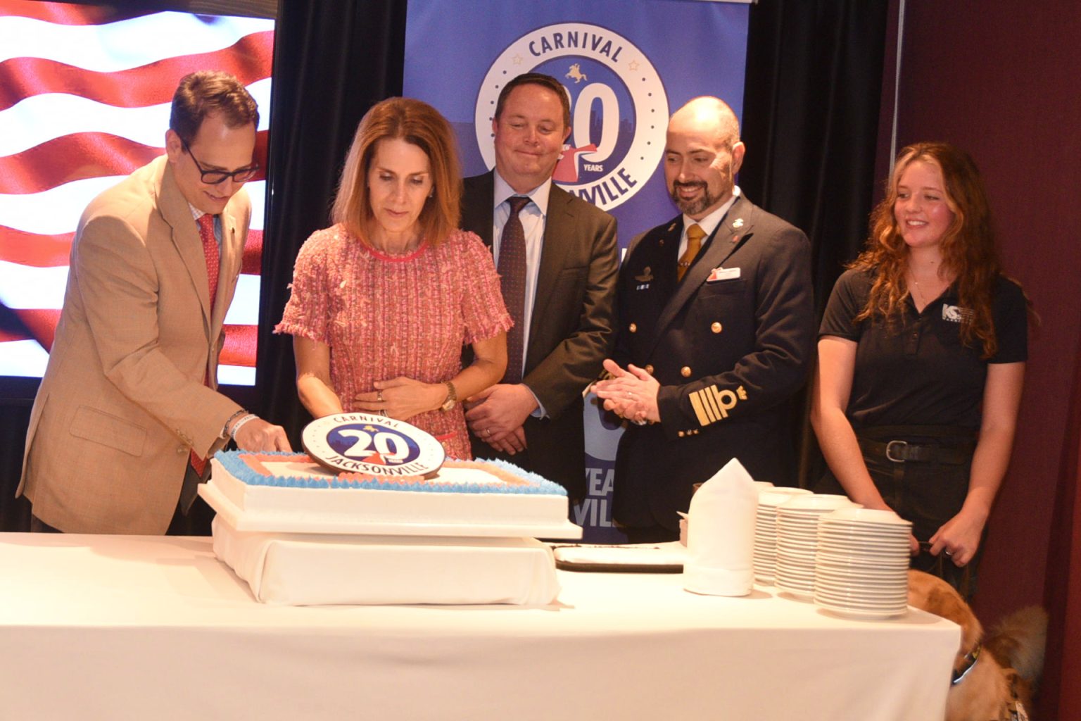 Carnival’s Vice President of Port Operations David Candib and JAXPORT ...