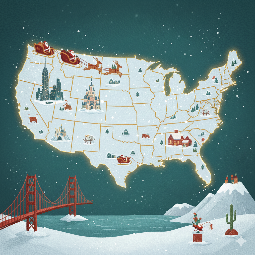 Where You’re Most Likely to See Santa in the U.S. This Christmas ...